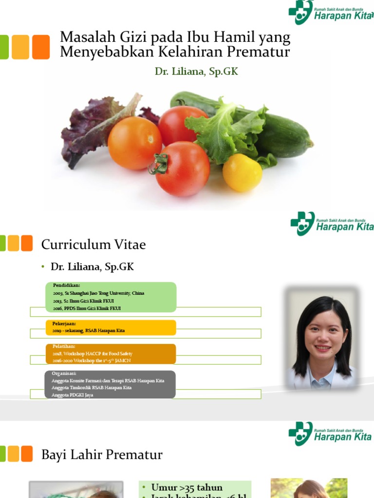 DR - Liliana-Terapi Medik Gizi Untuk Mencegah Prematur | PDF