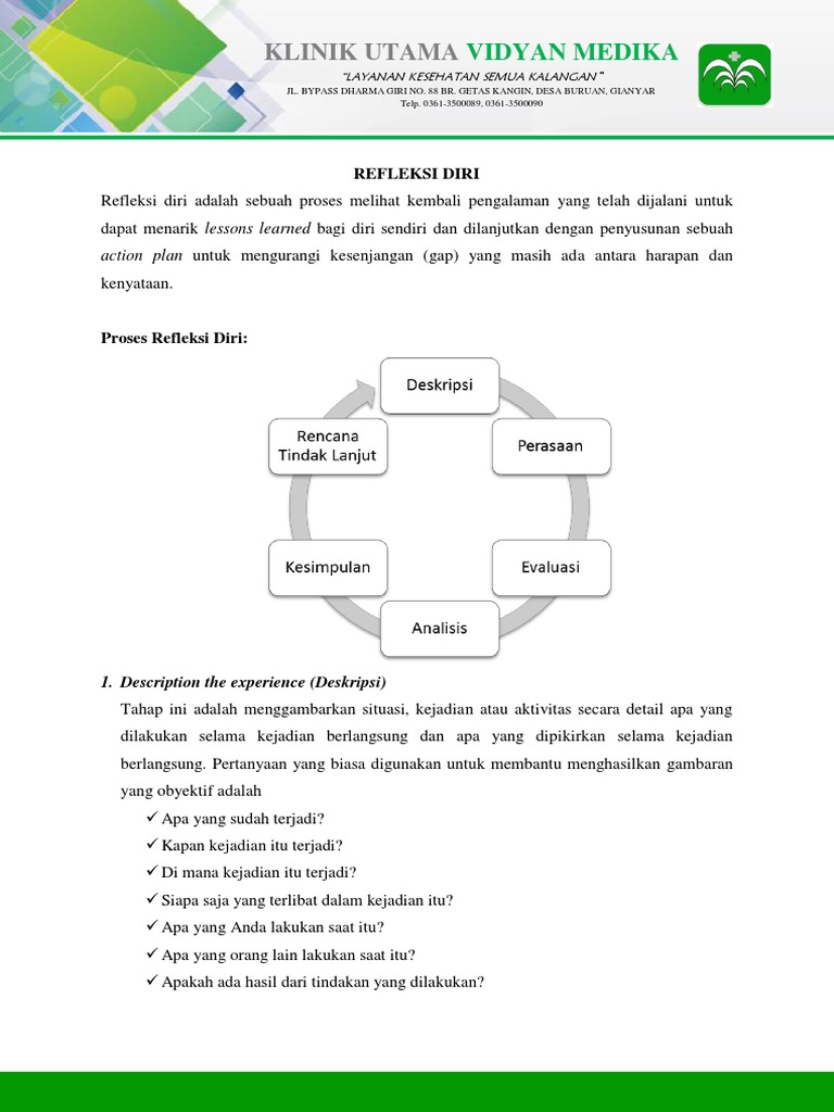 Refleksi Diri | PDF