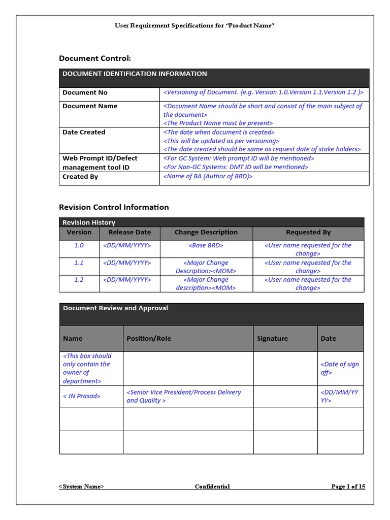 Product BRD Format v.1 | PDF | Insurance | Specification (Technical ...