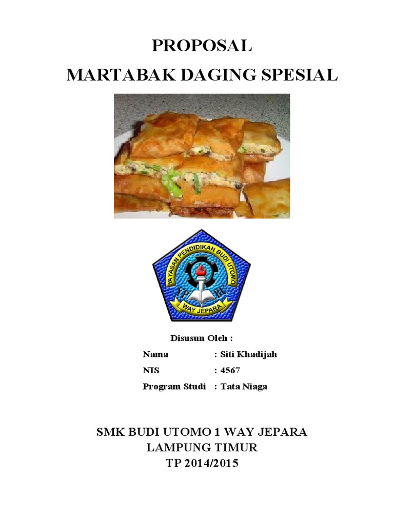 Proposal Martabak | PDF