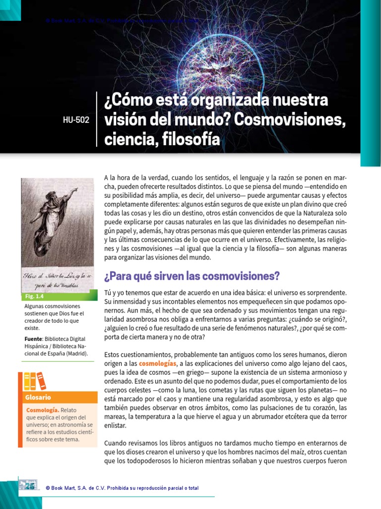 ¿Cómo Está Organizada Nuestra Visión Del Mundo? Cosmovisiones, Ciencia ...