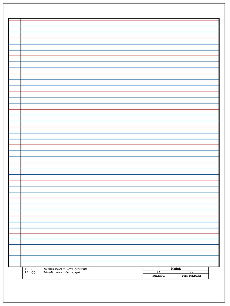 Tapak Buku Garis 3 | PDF
