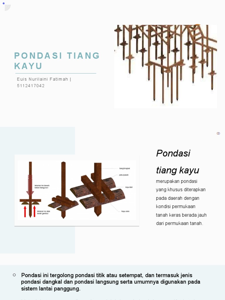 Pondasi Tiang Kayu | PDF