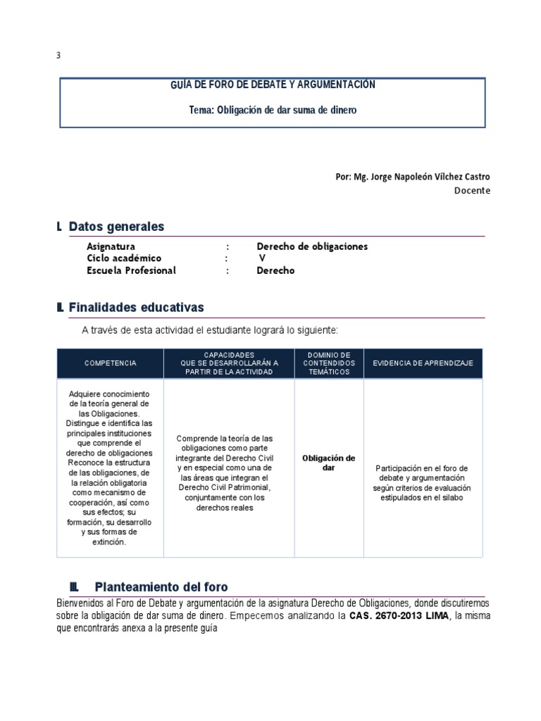 Guia Foro de Debate Argumentación - Obligaciones | PDF | Reaseguro | Seguro