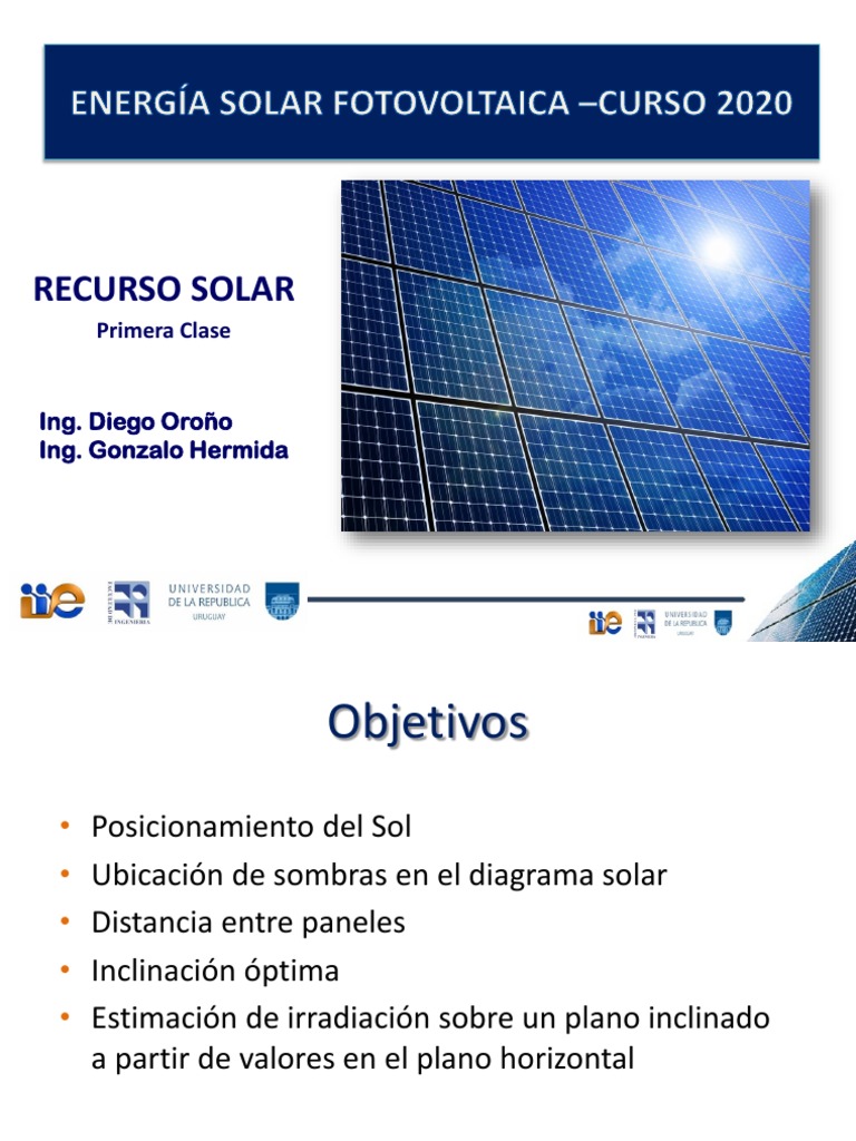 Clase 2 - recurso solar 1 - 2020 | Azimut | Astronomy & Space Sciences