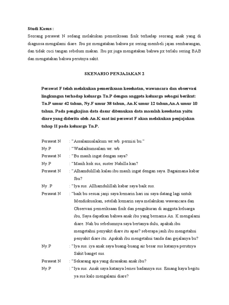 Kel. Nabila Yuni Iin Dialog Promkes Diare | PDF