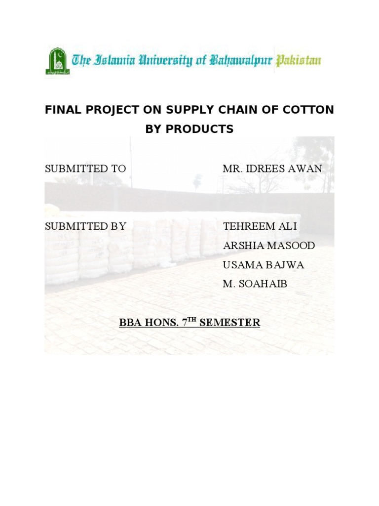 supply chain of cotton | Cotton | Supply Chain