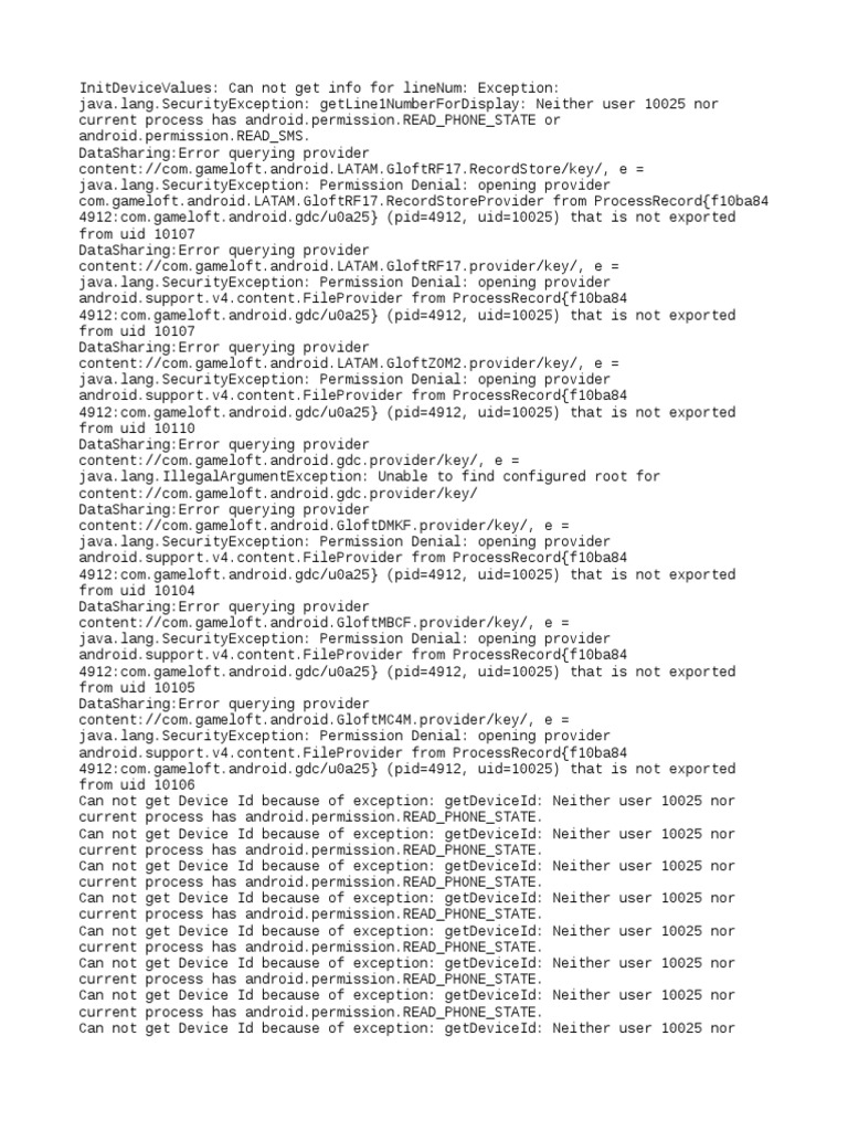 Log GDC | PDF | Android (Operating System) | Databases