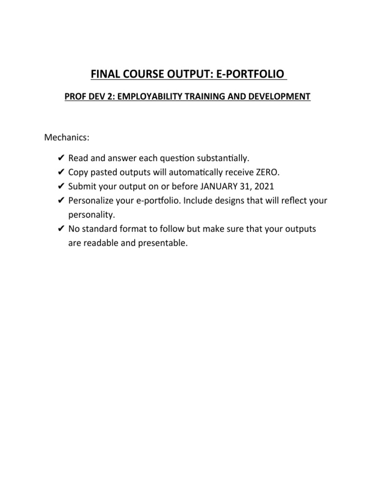 Final Course Output in Profdev2 | PDF | Teachers | Teaching