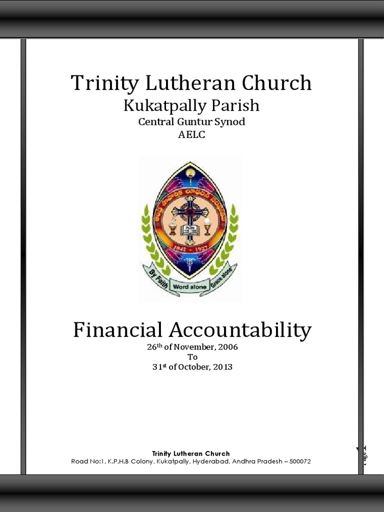 TLC Accountability | PDF | Lutheranism | Audit