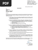 Legal Notice Reply Format Template | PDF