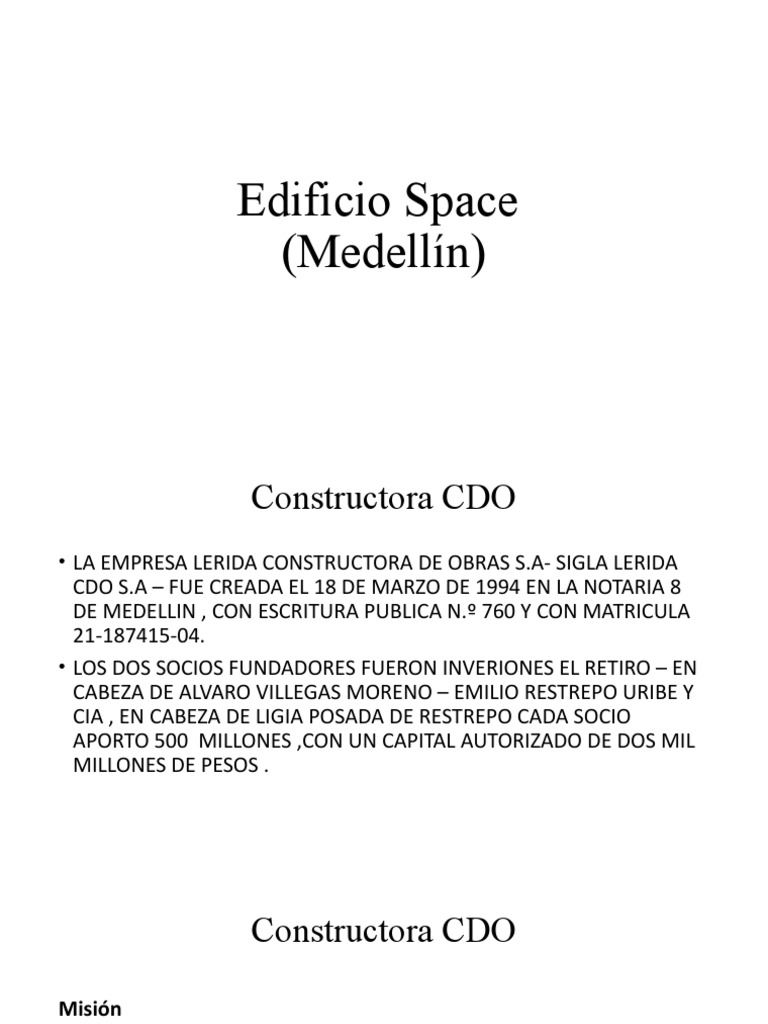 Edificio Space | PDF
