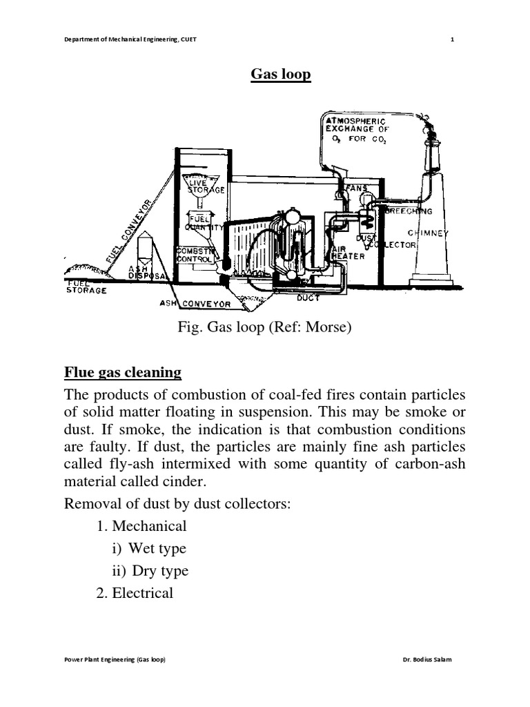 ME413 (Gas Loop) (161117) | PDF | N Ox | Bituminous Coal