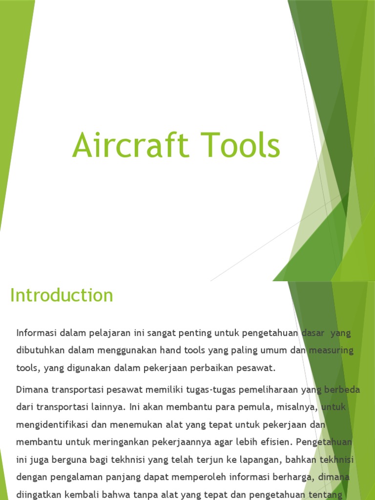 Aircraft Tools - Ind | PDF
