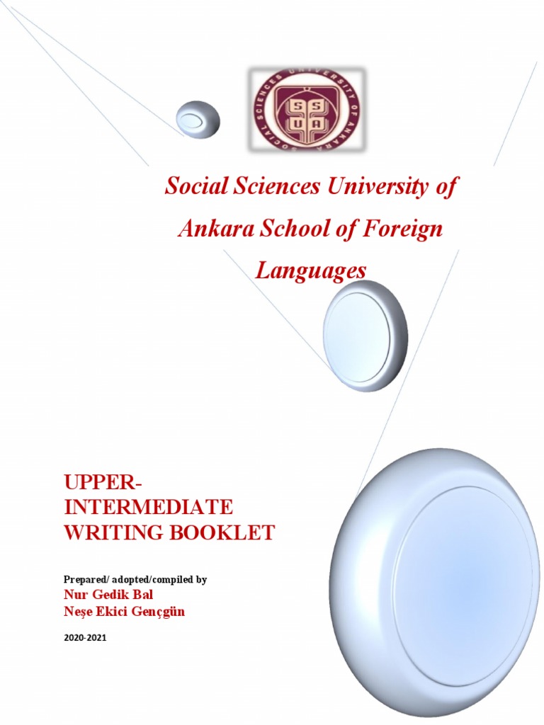 WRITING BOOKLET-upper | PDF | Essays | Thesis