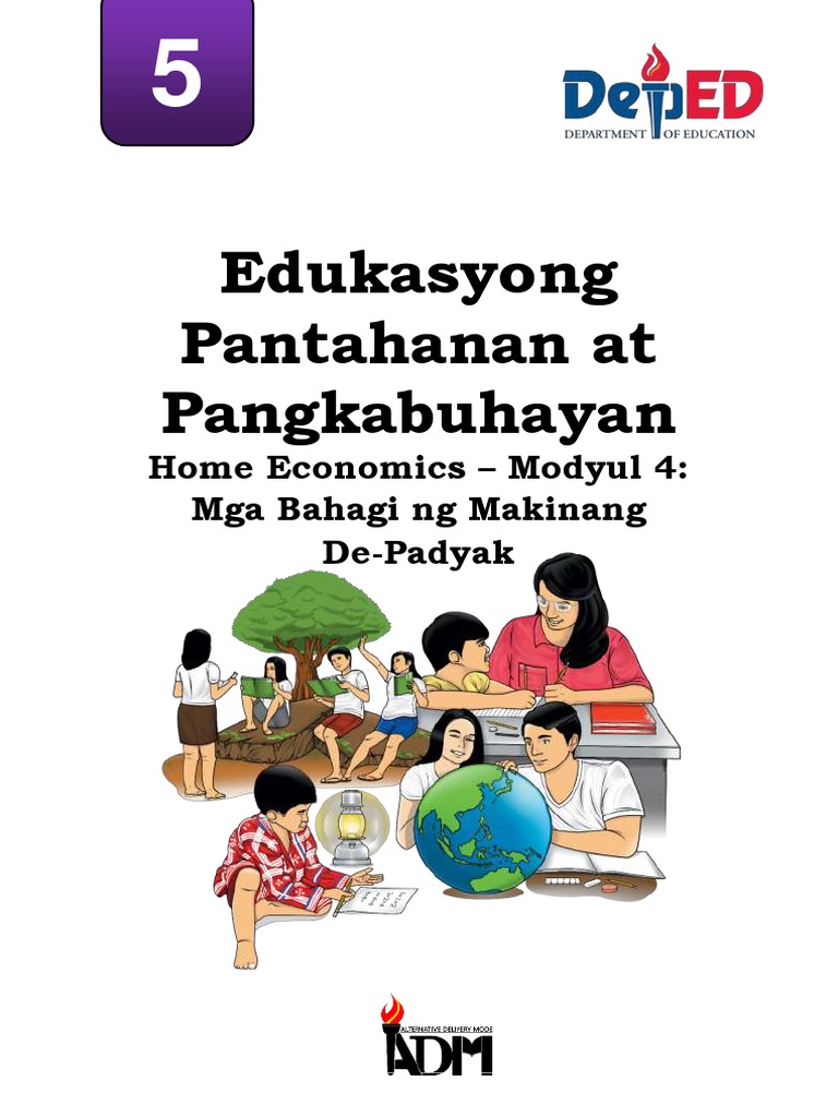 Epp5 - HE - Mod4 - Mga Bahagi NG Makinang De-Padyak v4 | PDF