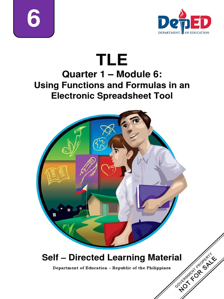 Quarter 1 - Module 6:: Using Functions and Formulas in An Electronic ...