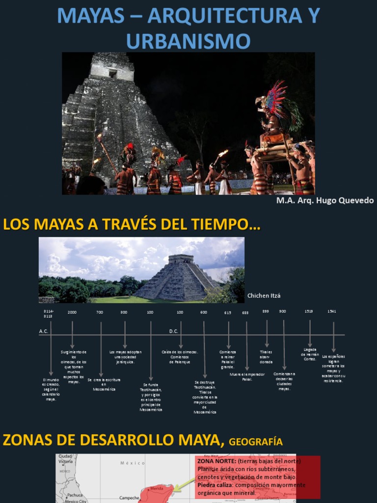 Mayas - Arquitectura y Urbanismo | PDF | Civilización maya | Pueblos mayas