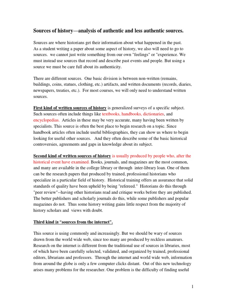 Sources of History | PDF | Artifact (Archaeology) | Archaeology