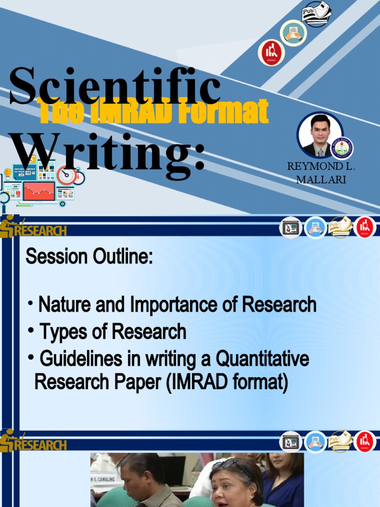 Guidelines for Writing a Quantitative Research Paper Using the IMRAD ...