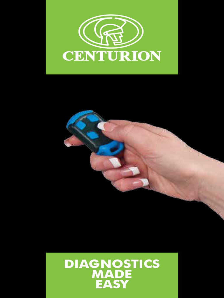Centurion Diagnostics Made Easy | PDF | Battery Charger | Electric Motor