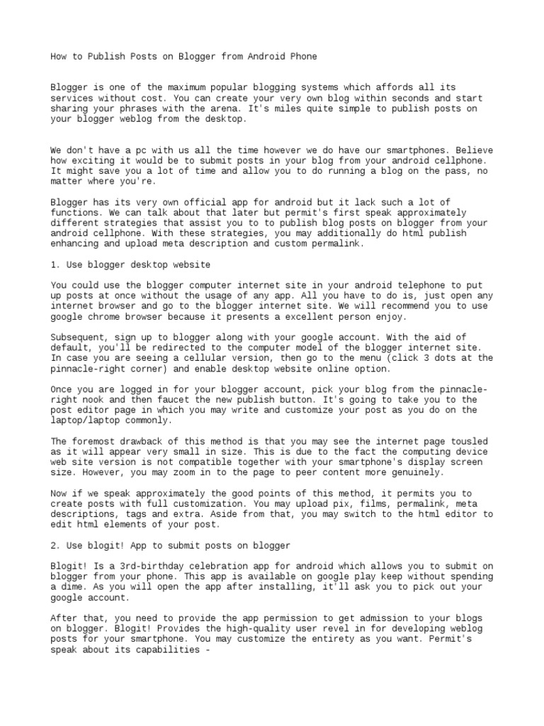 how-to-publish-posts-on-blogger-from-android-phone-pdf-android