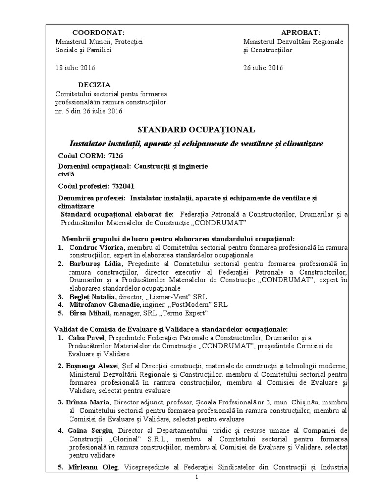 Standard Ocupational 98. | PDF