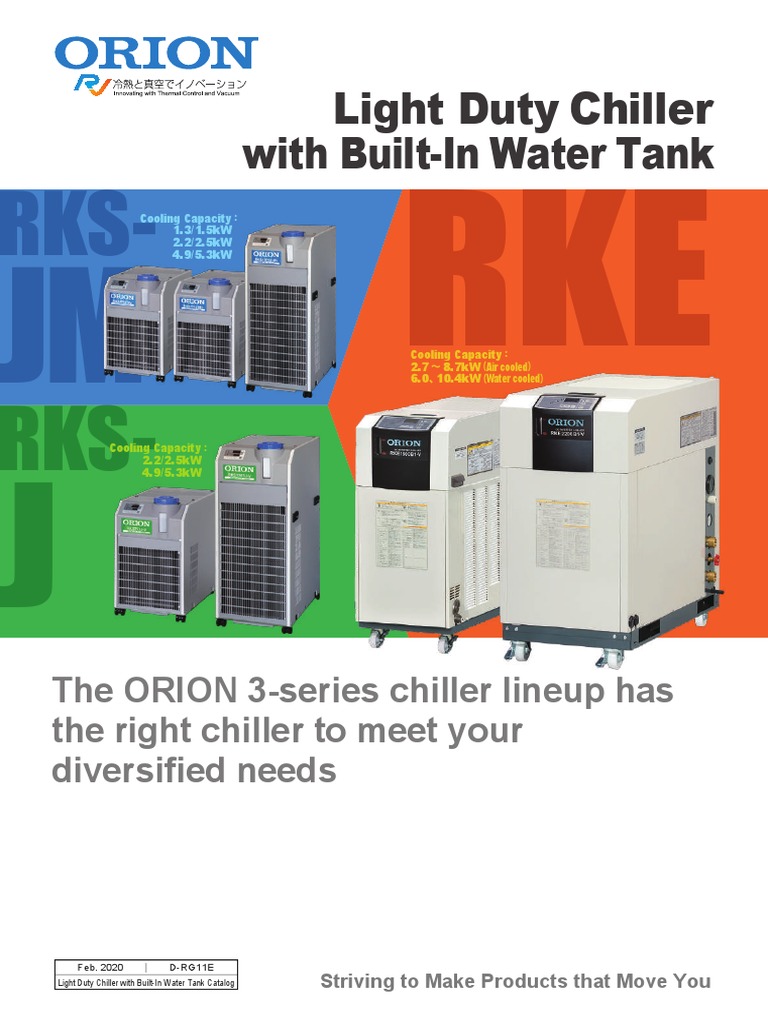 Orion Chiller | PDF | Electric Energy Consumption | Heat Exchanger