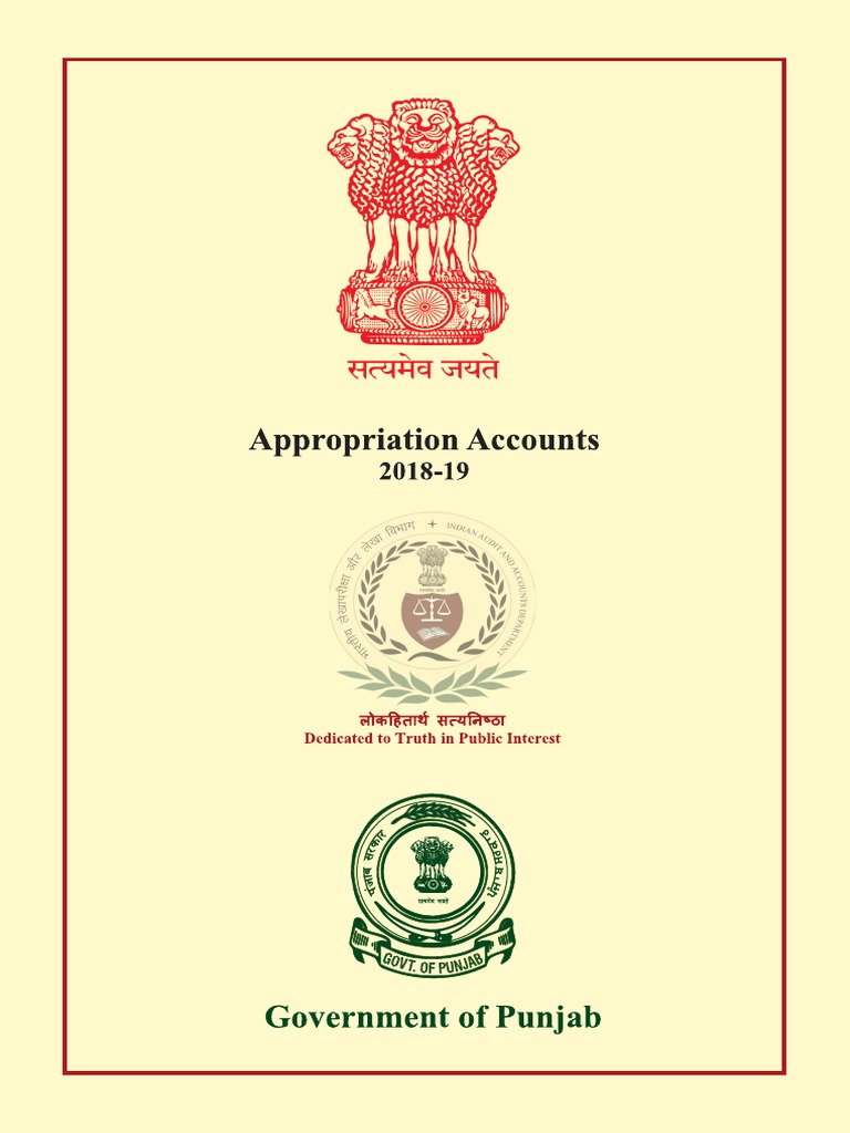 Account Report PB Appropriation Accounts 2018 19 06045b8871d48a7 ...