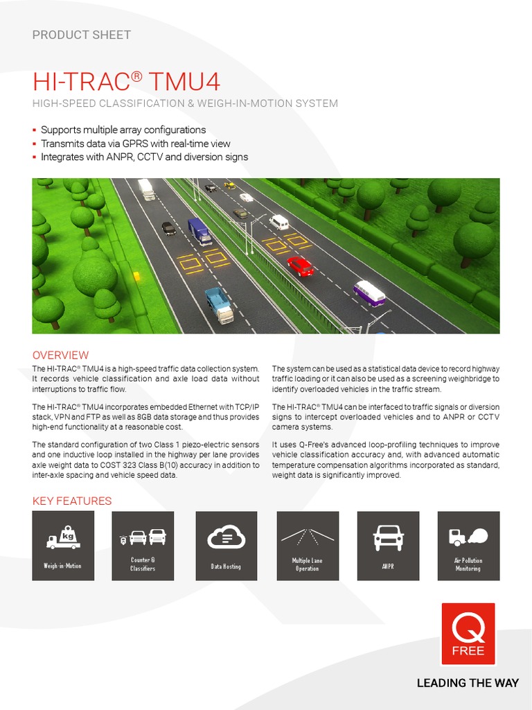 Hi-Trac Tmu4: Product Sheet | PDF | Computers