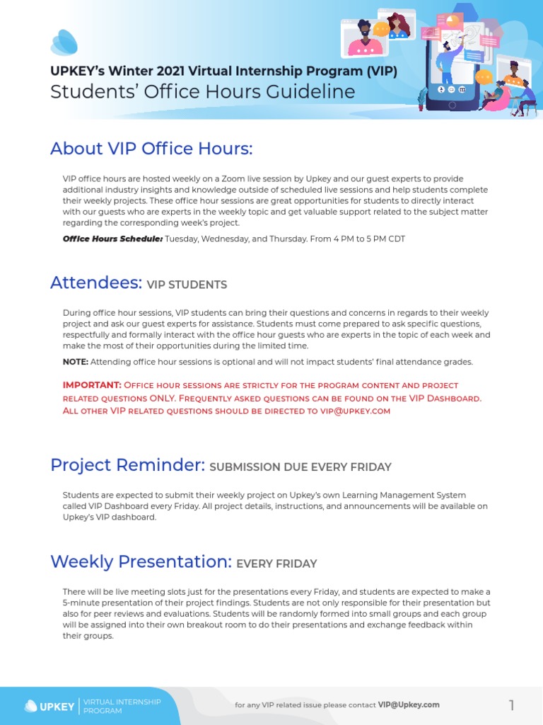 Students' Office Hours Guideline | PDF | Career & Growth