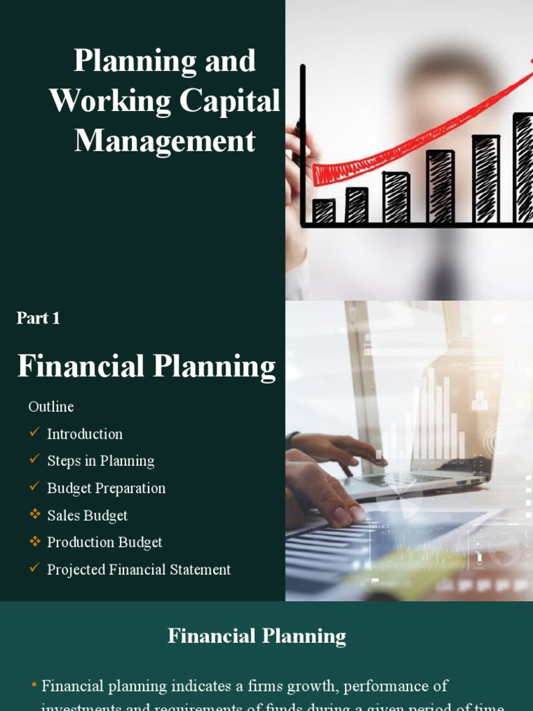 Planning and Working Capital Management Part 1 | PDF | Financial Plan ...