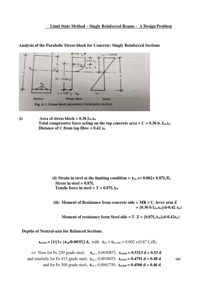 RCC Beams PDF Beam (Structure) Bending, 46% OFF