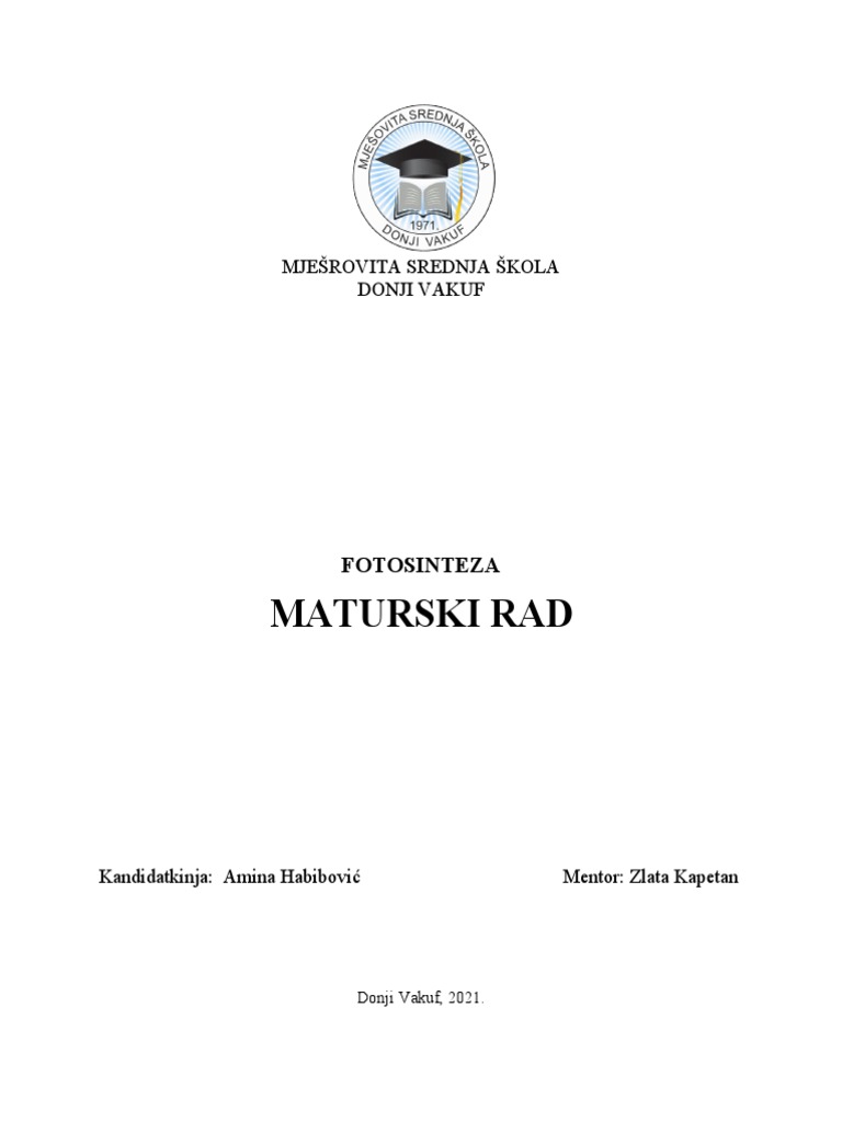 Maturski Rad | PDF