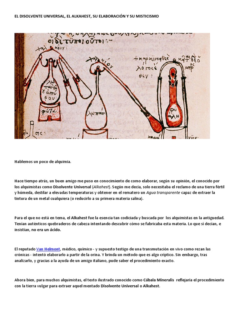 Roark Rhoend - El Disolvente Universal | PDF | Alquimia | Rosacruces