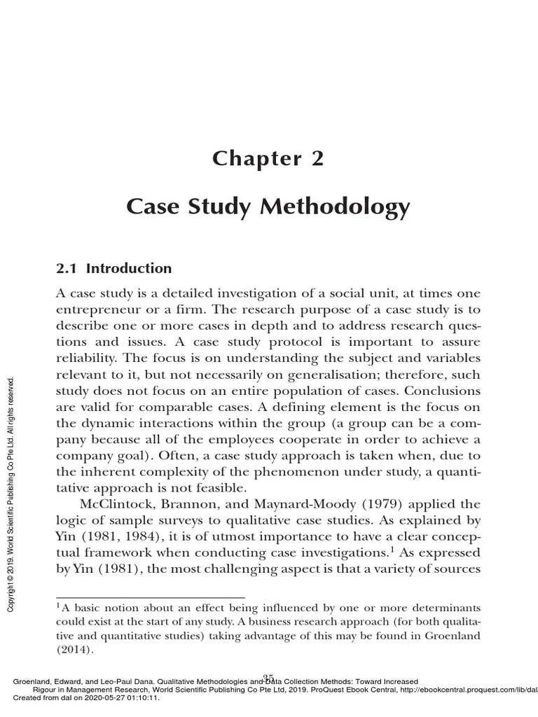 Leo Paul Dana Qualitative Case Study | PDF | Case Study | Validity (Statistics)