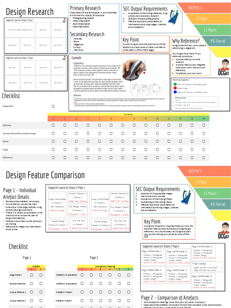 DCG Design Output Guidelines | PDF | Drawing | Design