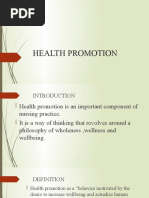 4) PPT On Promotion and Maintenance of Health | PDF | Preventive ...