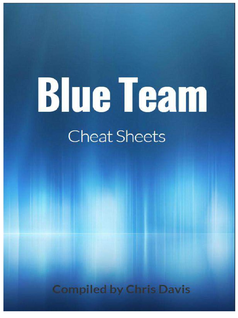 The Concise Blue Team Cheat Sheets | PDF | Transmission Control ...
