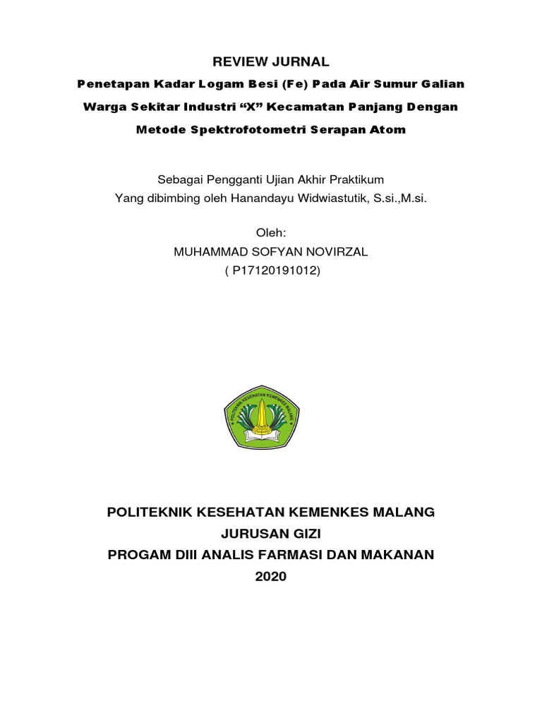 012 - Muhammad Sofyan N - Pengganti Uap-Review Jurnal - Tas | PDF