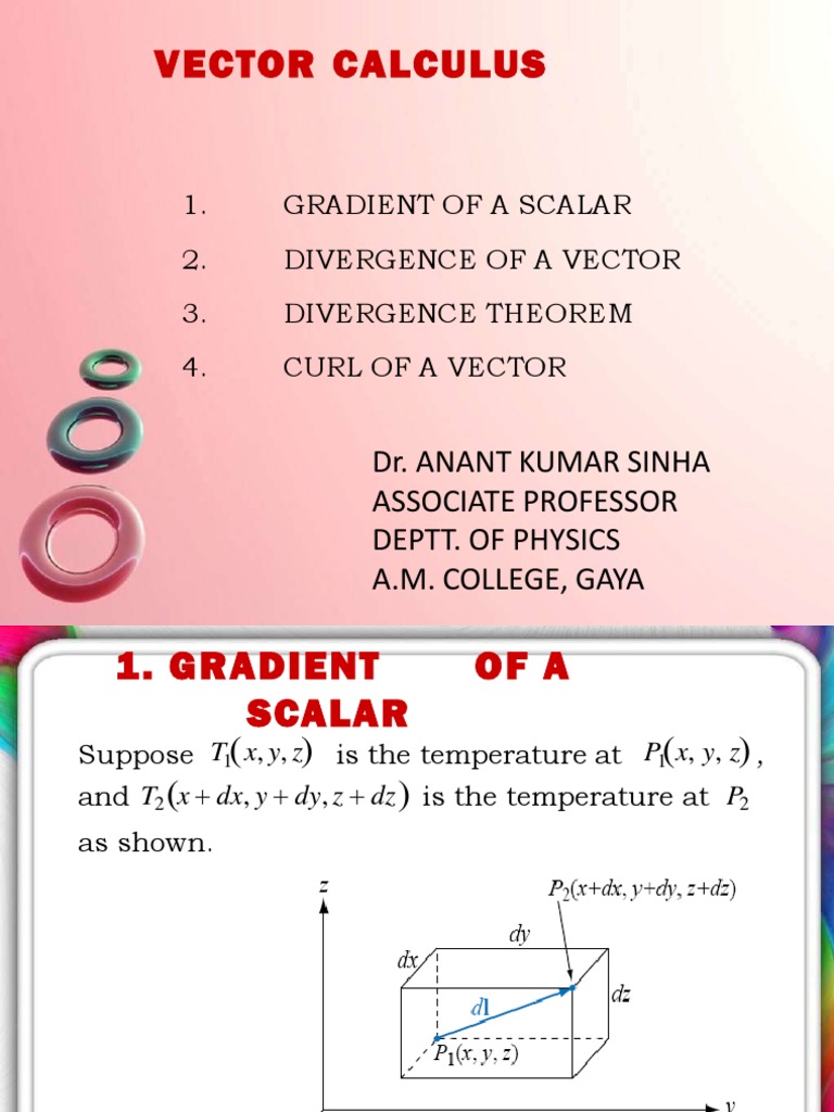 Vector Calculus | PDF | Divergence | Gradient