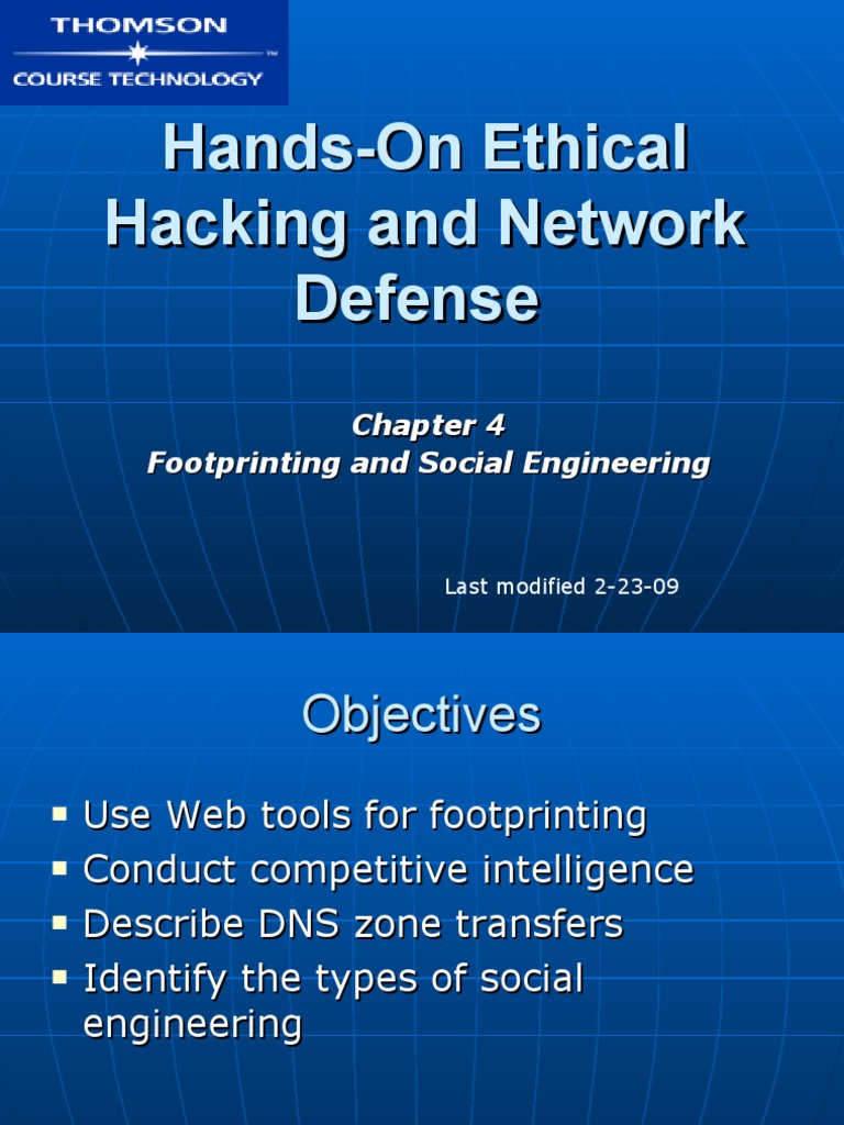 Hands-On Ethical Hacking and Network Defense | PDF | Http Cookie | Domain Name System