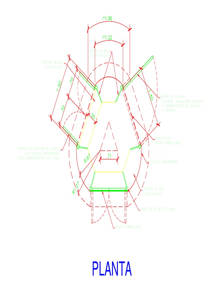 PLANOS KIOSKO-Model2 | PDF
