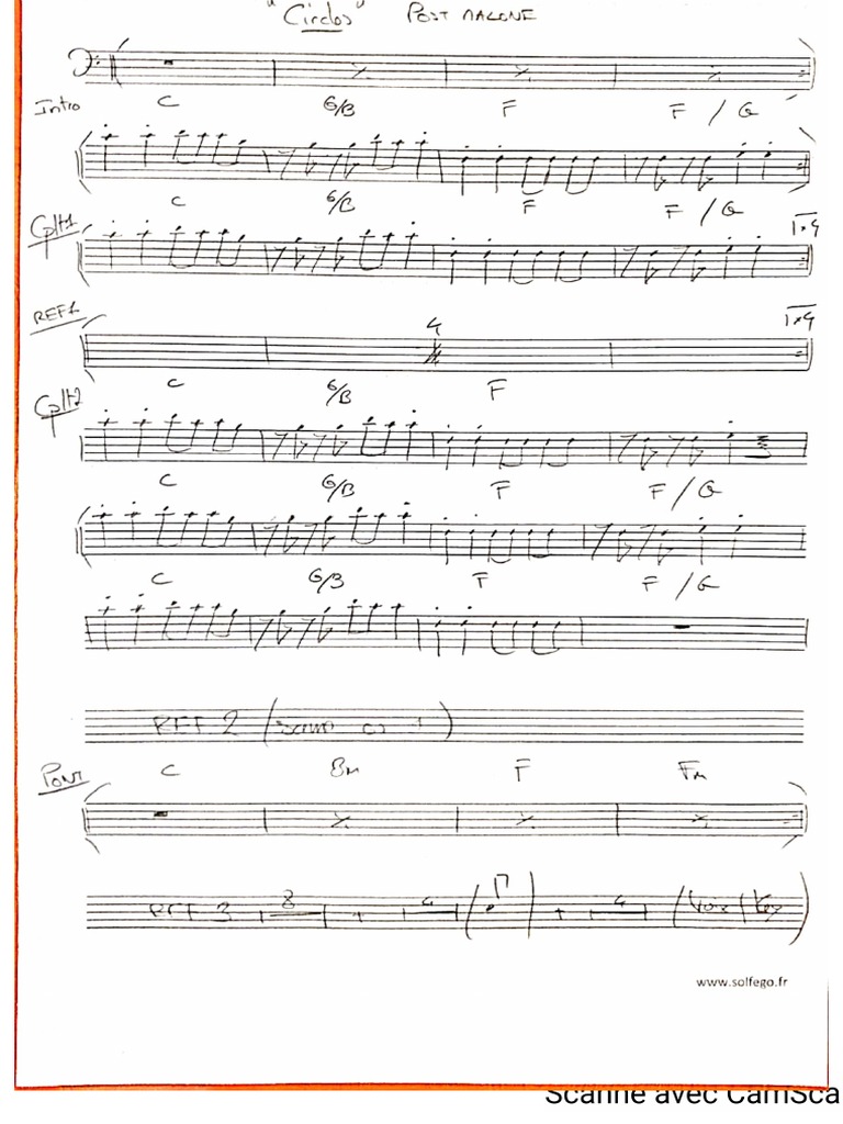 Circles (Post Malone) | PDF