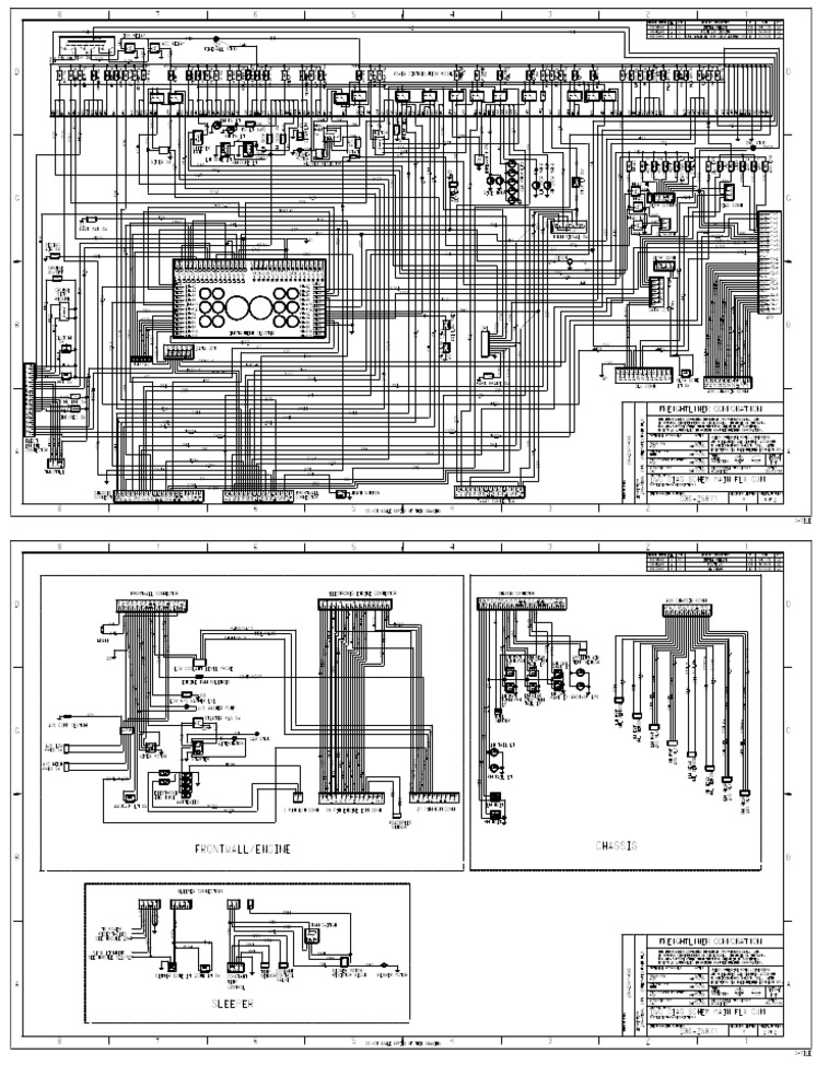 Freightliner - FLC Cummins Schematic (D06-25071) | PDF