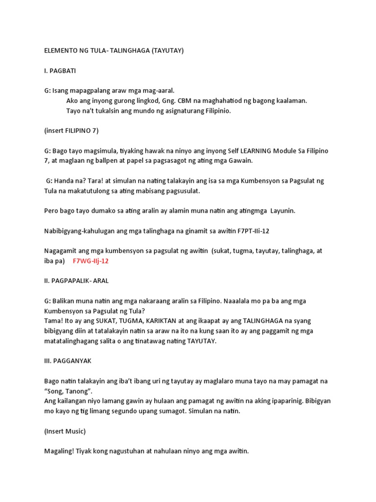 Elemento NG Tula | PDF