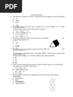 Solid Mensuration 1 | PDF | Area | Rectangle
