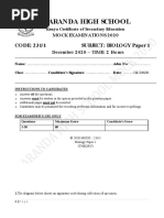 Form 3 Mathematics Paper 1 Term 1 Form Three 121/1 | PDF | Circle | Area