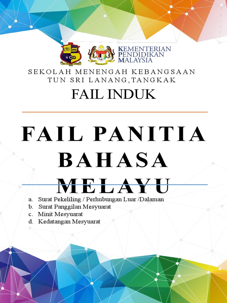 1 - Cover Depan Fail Panitia (1-10) | PDF