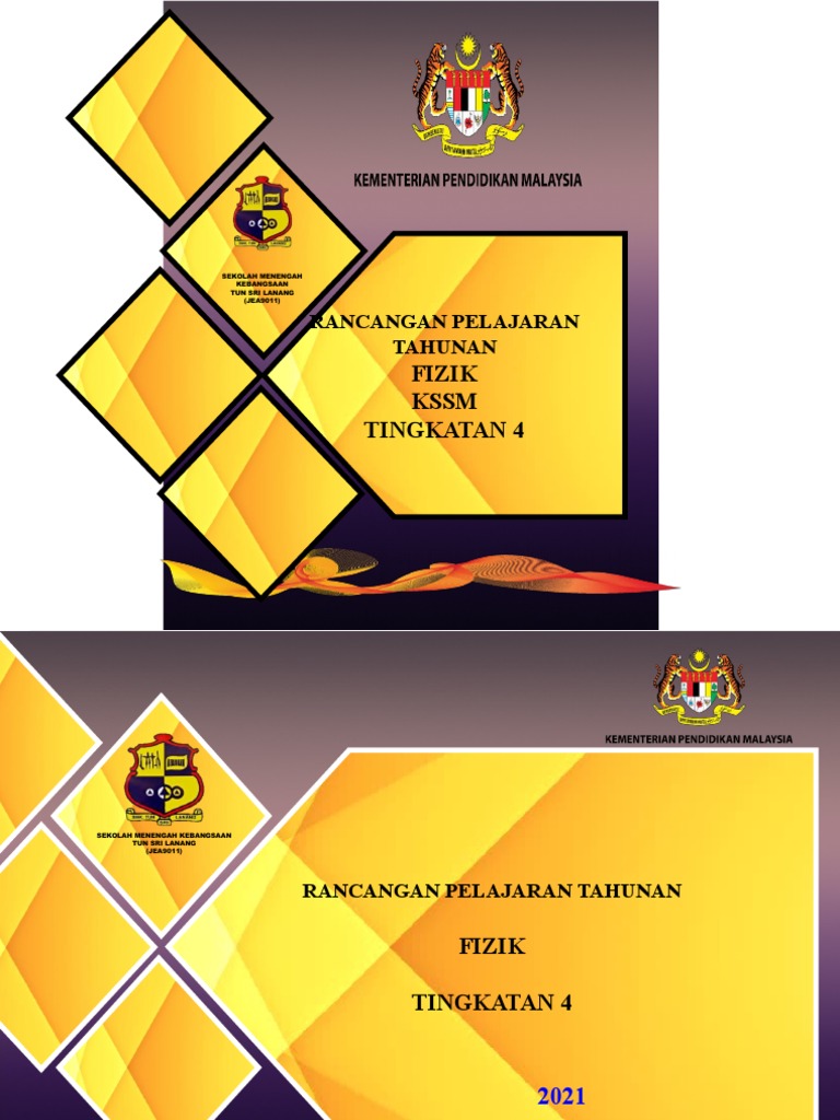 Muka Depan RPT 2021 | PDF